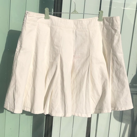 Cider | Skirts | While Cider Side Zipper Casual Pleated Skirt | Poshmark